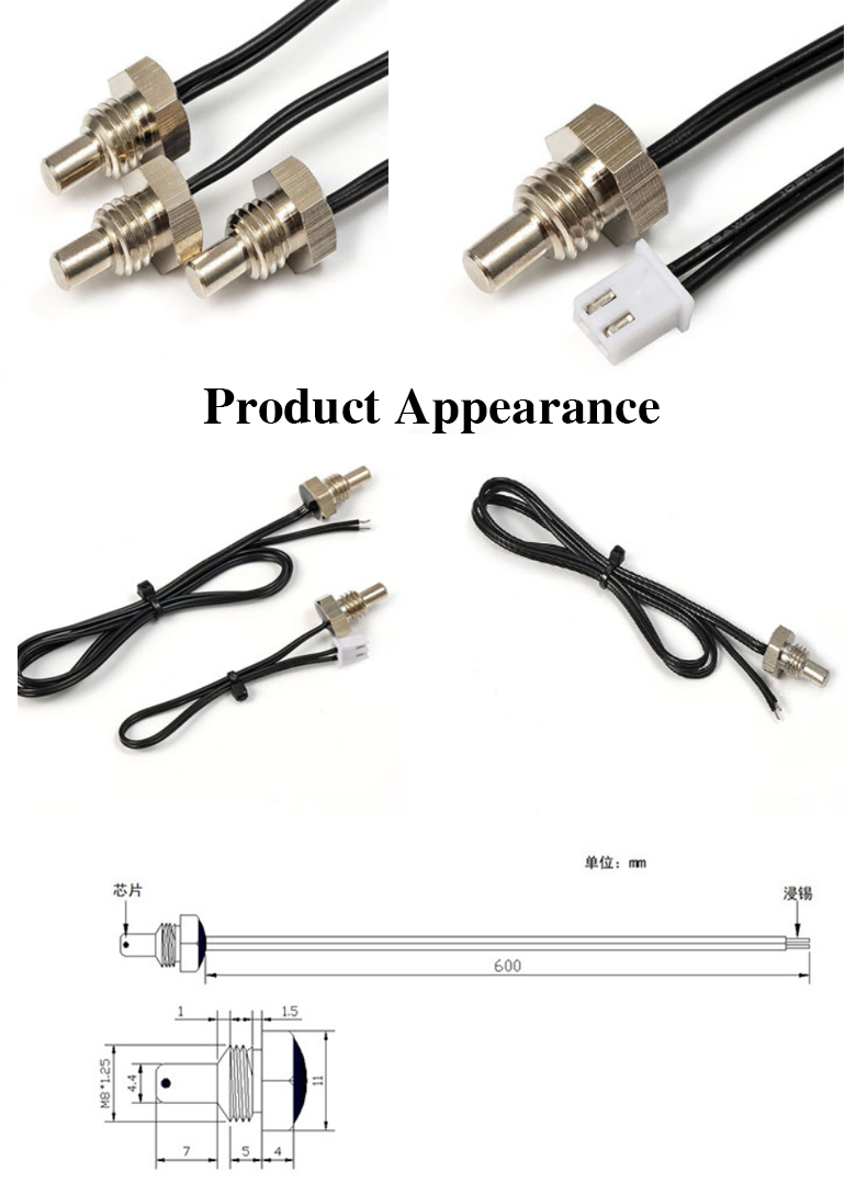 5K 10K 50K 100K Resistor NTC Thermistor , ntc thermistor temperature ...