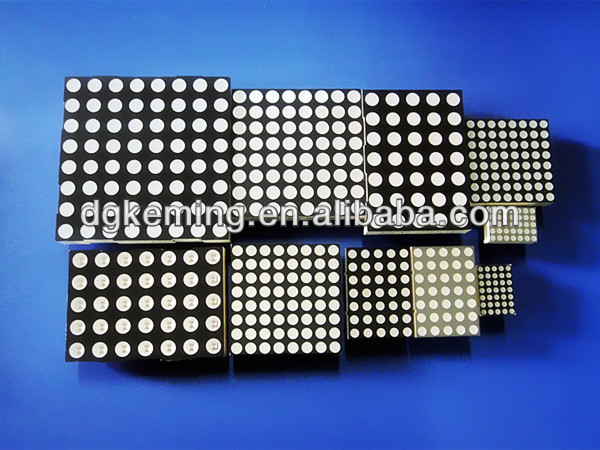 5mm dot full color 8x8 rgb led dot matrix display