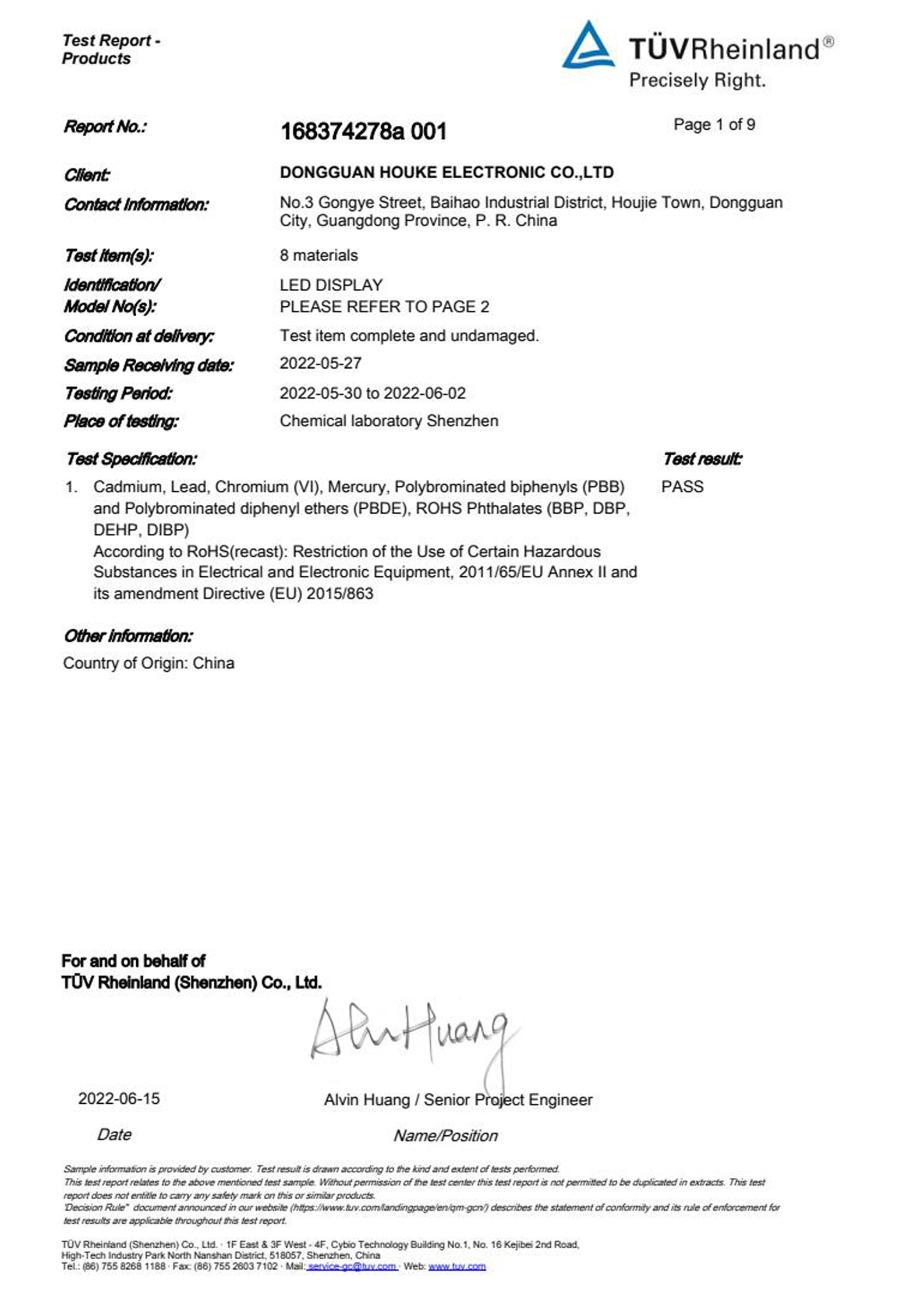 1.0 Inch 7 Segment LED Display / http: www.houkem.com.cn