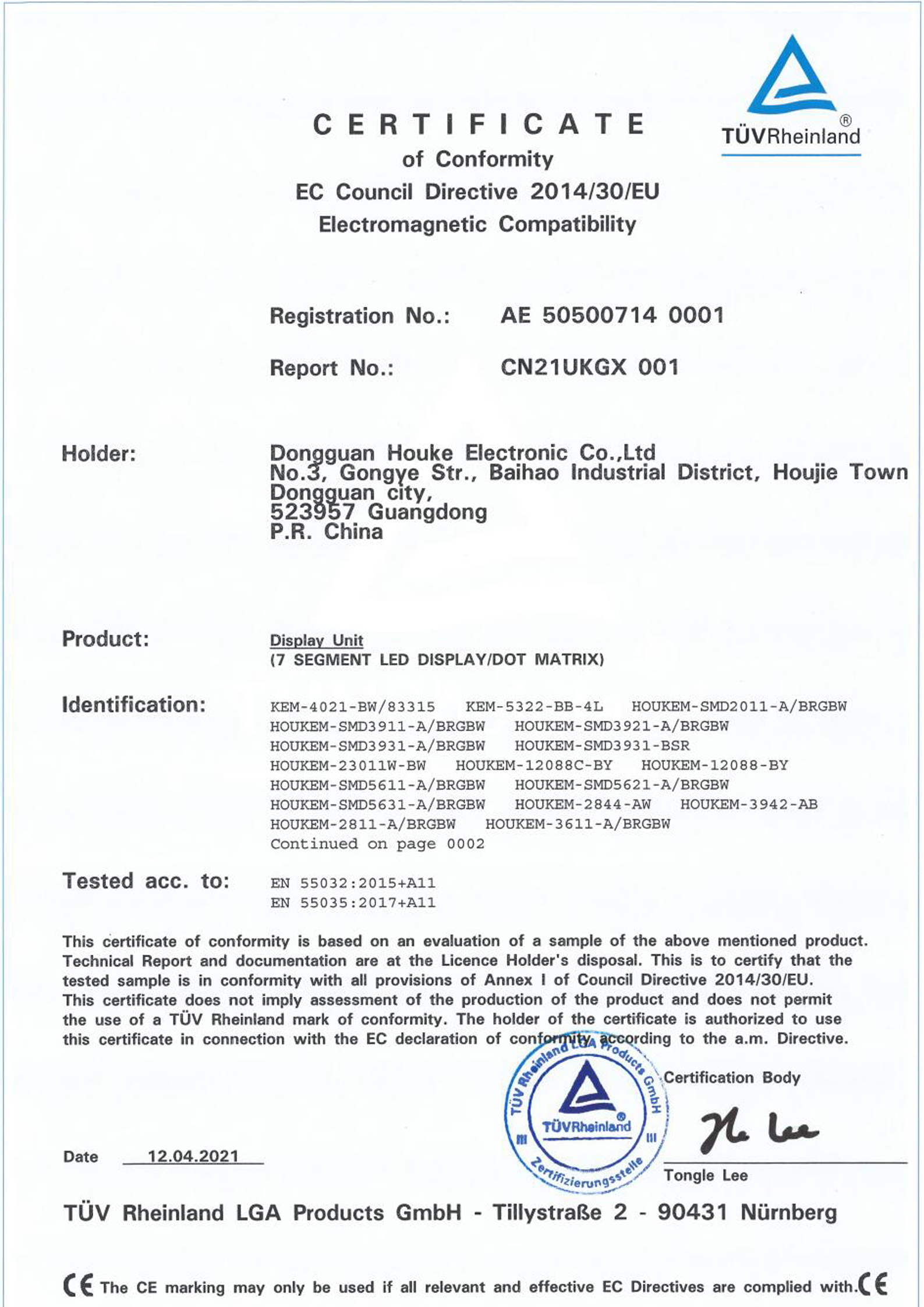 1.0 Inch 7 Segment LED Display / http: www.houkem.com.cn