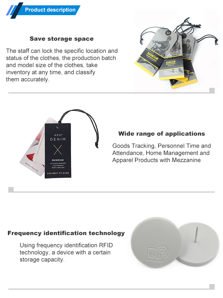 RFID PVC hang tag|RFID Apparel Hang Tag|UHF PVC hang tag