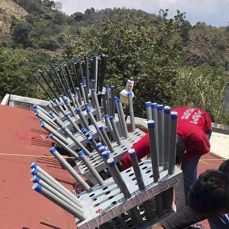 Mortar Launcher Display Firework Rack For Mortar Shell Tubes ...